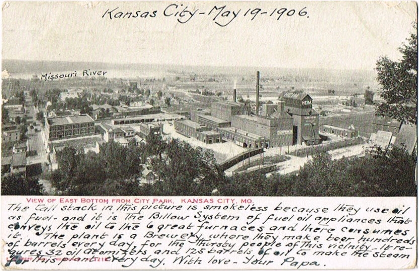 Item #80125 1906 Ferdinand Heim Brewery Factory Scene Post Card