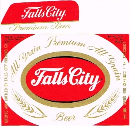 Item #68213 1965 Falls City Premium Beer Label