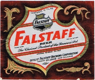Item #61070 1946 Falstaff Beer Label