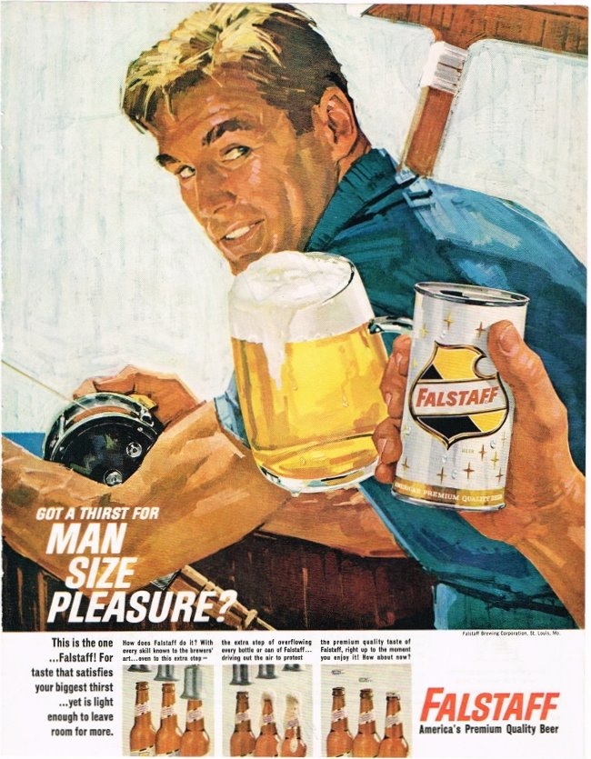 Item #79840 1965 Falstaff Beer Paper Ad