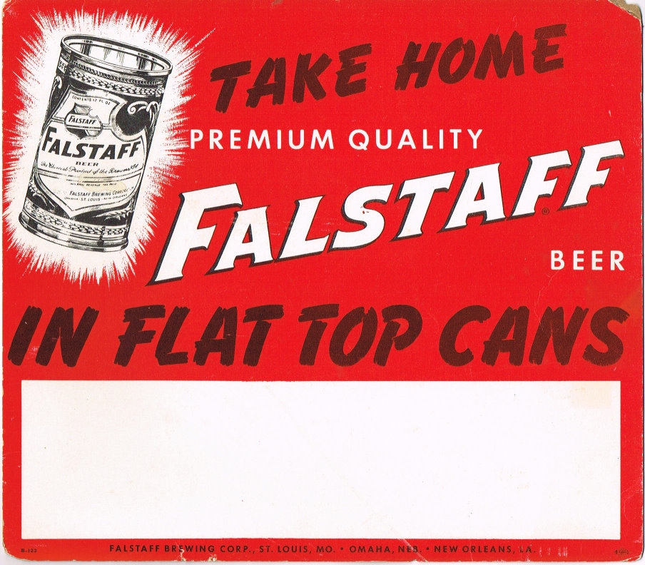 Item #7739 1950 Falstaff Beer Sign