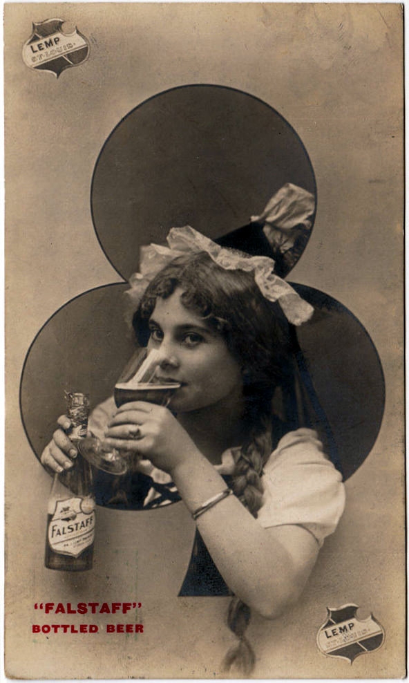 Item #76217 1912 Falstaff Bottled Beer Post Card
