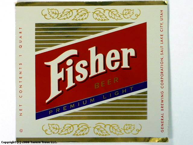Item #44189 1954 Fisher Beer Label