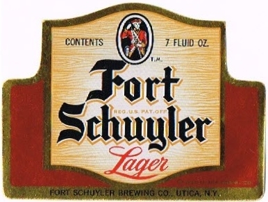 Item #66749 1962 Fort Schuyler Lager Beer Label