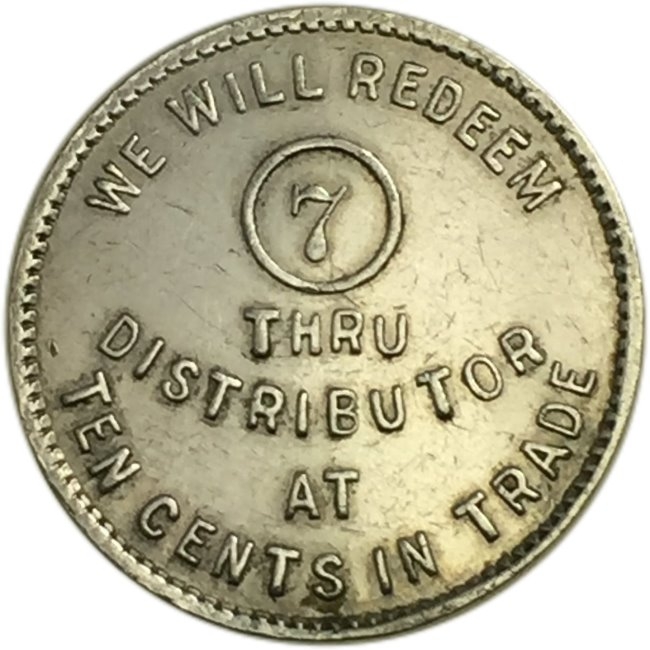 Item #90174 1933 Gettelman Beer 7 token Token