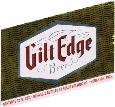 Item #47848 1963 Gilt Edge Premium Beer Label
