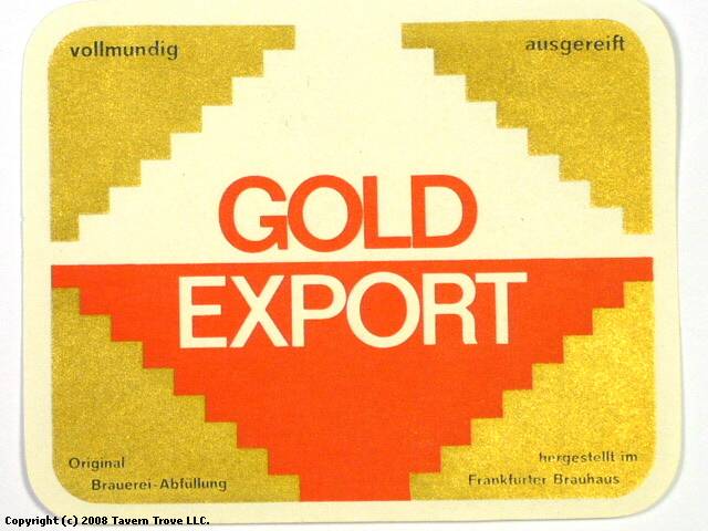 Item #37297 1967 Gold Export Label