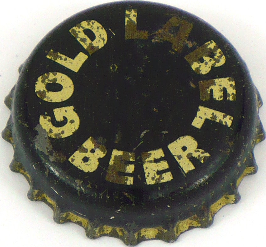 Item #27130 1960 Gold Label Beer Bottle Cap