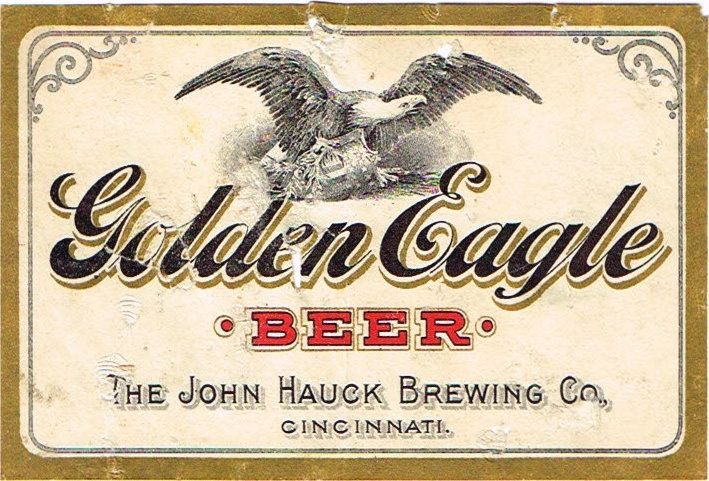 Item #86399 1908 Golden Eagle Beer Label OH25-18V