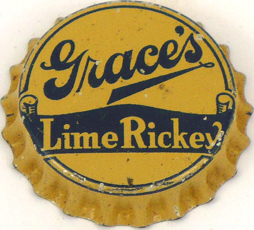 Item #6511 1918 Grace's Lime Rickey Bottle Cap