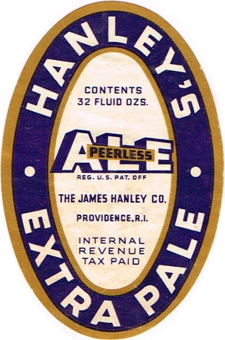 Item #83733 1942 Hanley's Extra Pale Ale Label ES112-09