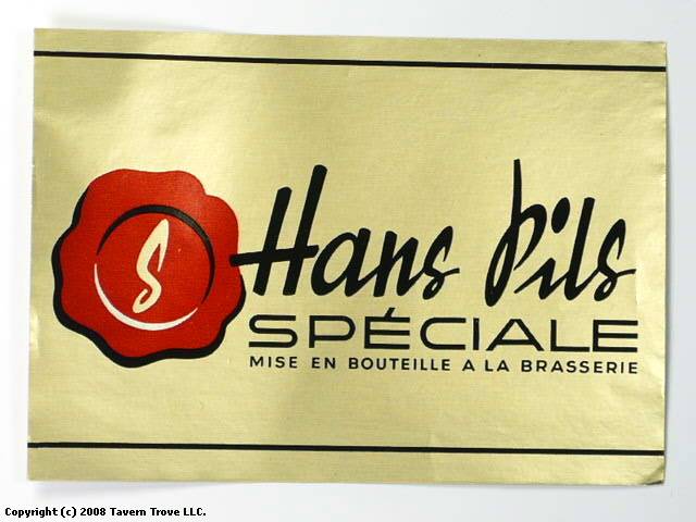 Item #46681 1966 Hans-Pils Spéciale Label