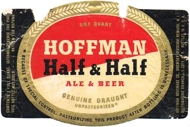 Item #71212 1942 Hoffman Half & Half Label ES102-01V