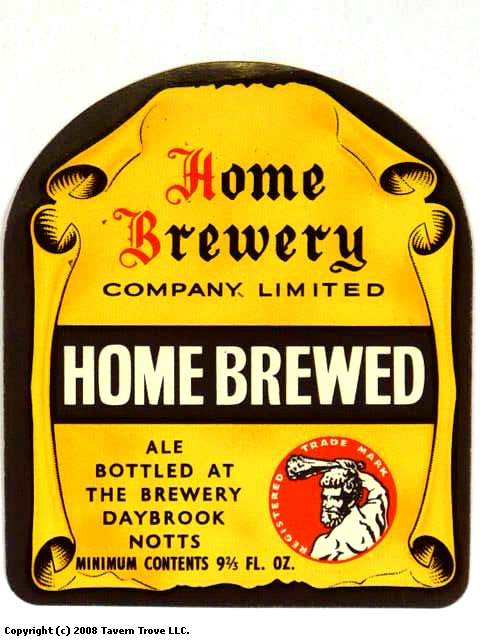 Item #45680 1965 Home Brewed Ale Label