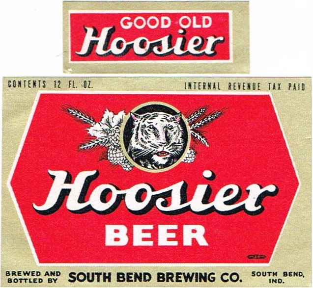 Item #19991 1947 Hoosier Beer Label CS32-13