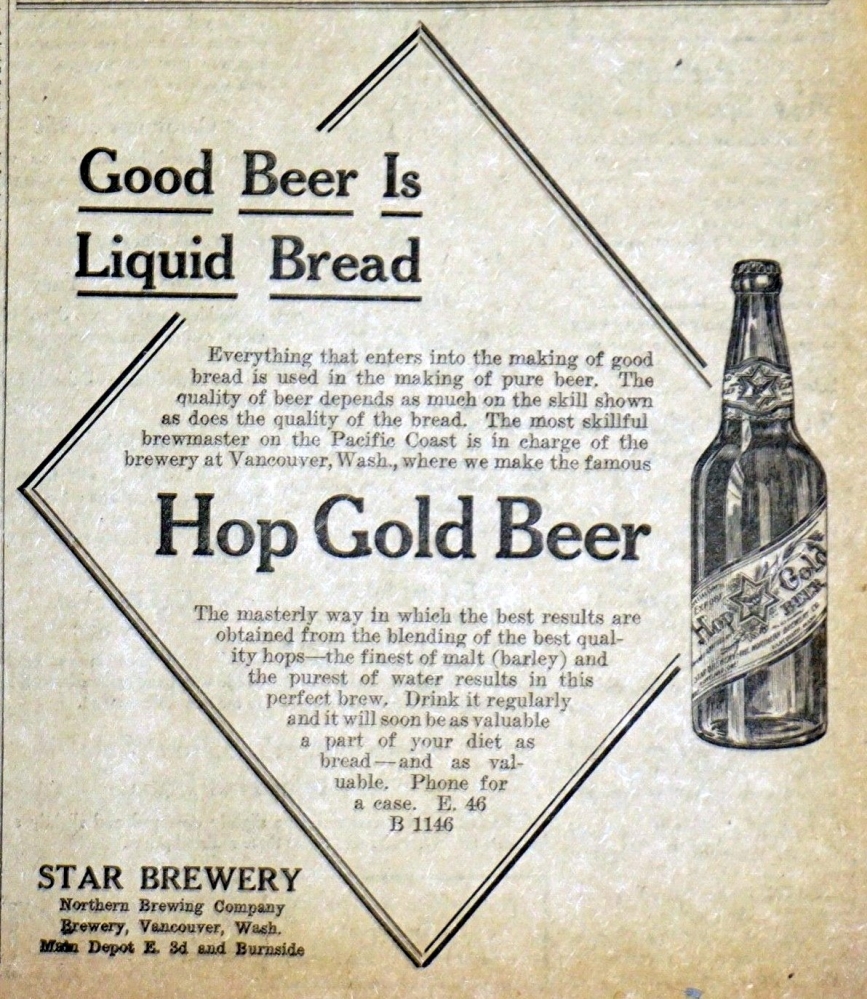 Item #31235 1911 Hop Gold Beer Paper Ad