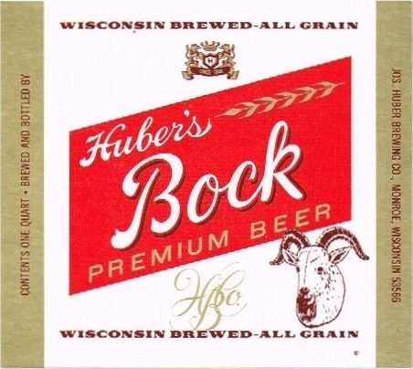 Item #29888 1975 Huber's Bock Beer Label