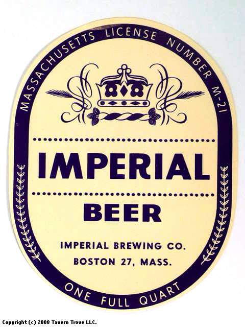 Item #44151 1955 Imperial Beer Label