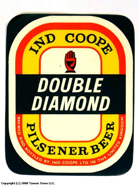 Item #45848 1962 Ind Coope Double Diamond Pilsener Beer Label