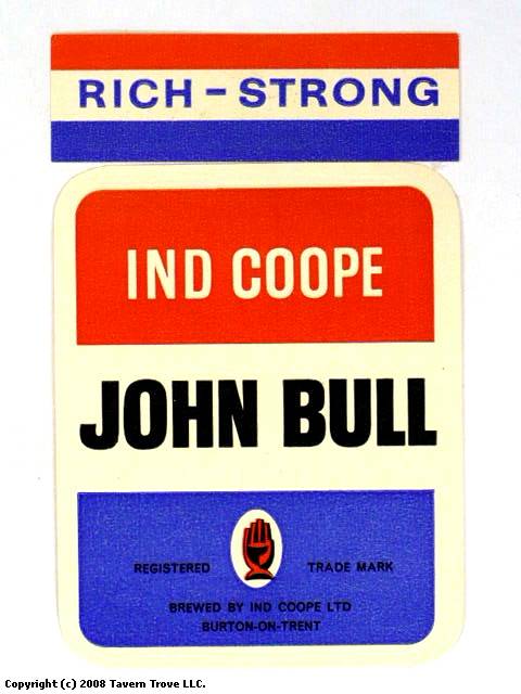 Item #45690 1960 Ind Coope John Bull Label