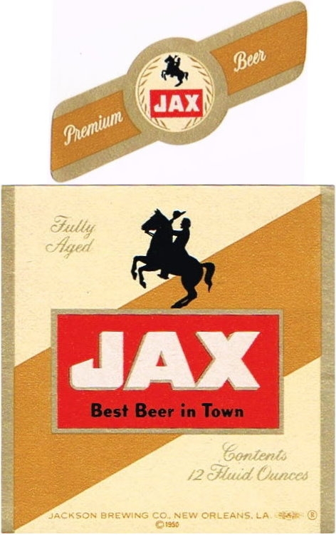 Item #73200 1953 Jax Beer Label