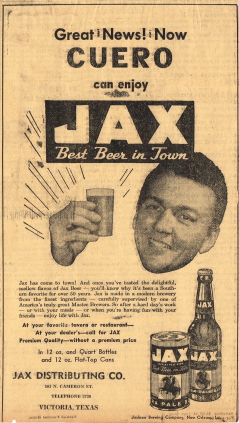 Item #77411 1949 Jax Beer Paper Ad