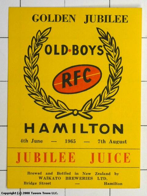 Item #35747 1965 Jubilee Juice Label