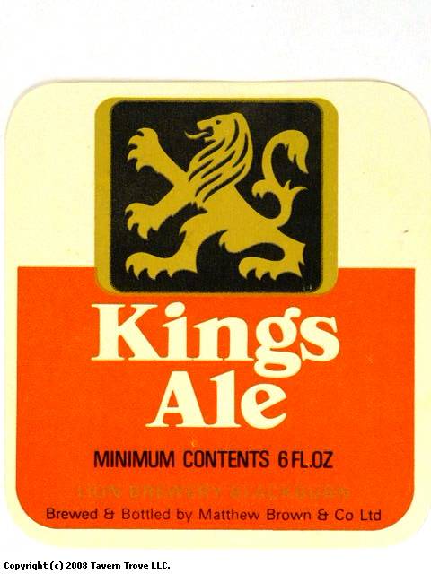 Item #45488 1966 Kings Ale Label