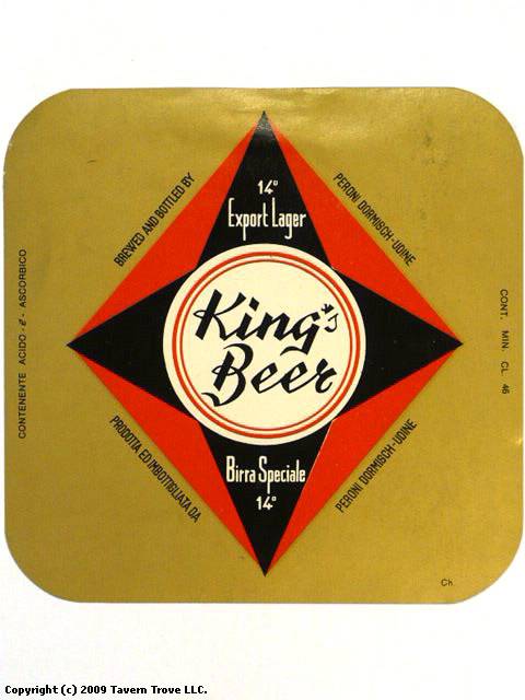 Item #49421 1962 King's Beer Label