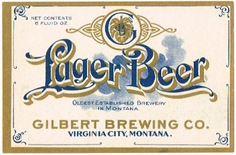 Item #65947 1950 Lager Beer Label
