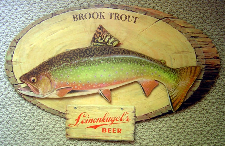 Item #58082 1960 Leinenkugel's Beer Sign