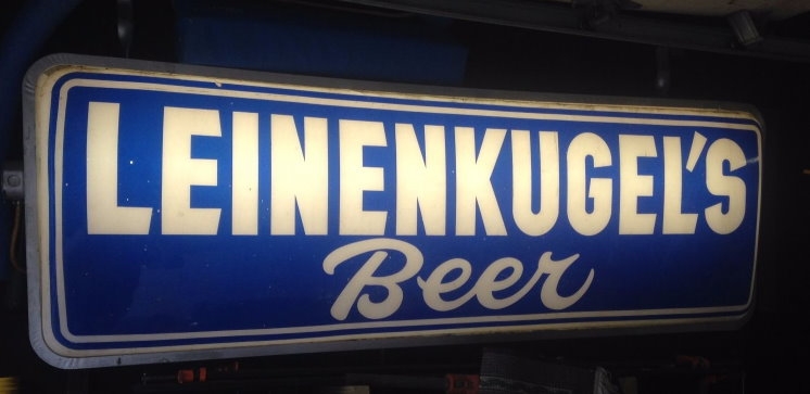 Item #87290 1960 Leinenkugel's Beer Sign