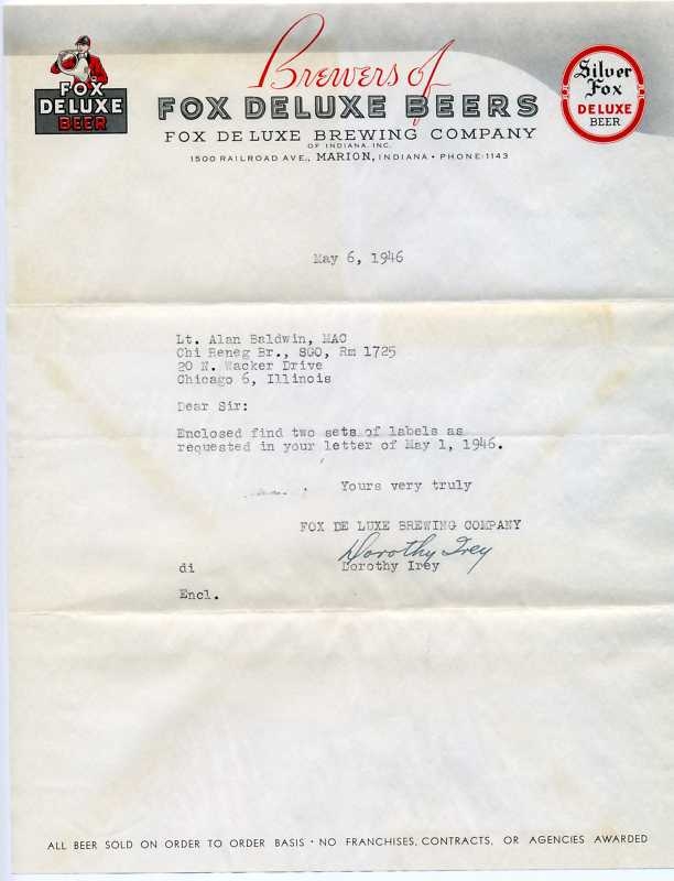 Item #44717 1946 Letterhead Letterhead