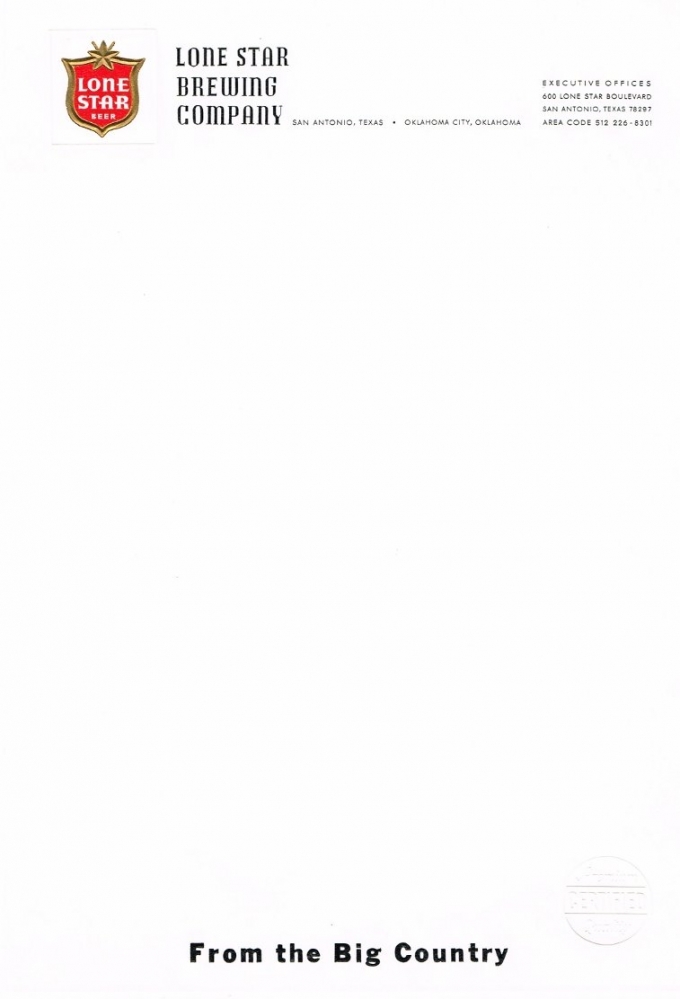 Item #62183 1966 Letterhead Letterhead