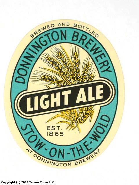 Item #39754 1958 Light Ale Label