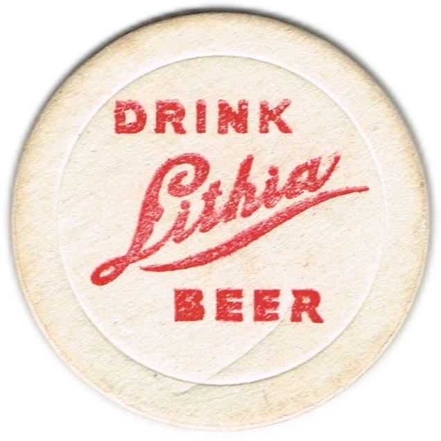 Item #88065 1938 Lithia Beer (white) Poker Chips