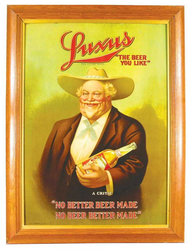 Item #87028 1910 Luxus Beer Signs (All Signs, Indoor & Outdoor)