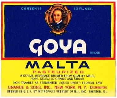 Item #67361 1955 Malta Goya Label