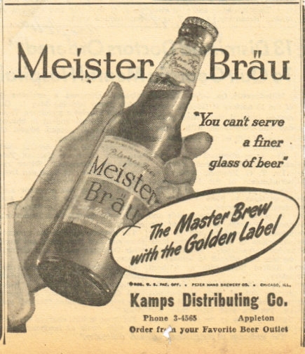Item #77545 1949 Meister Brau Beer Paper Ad