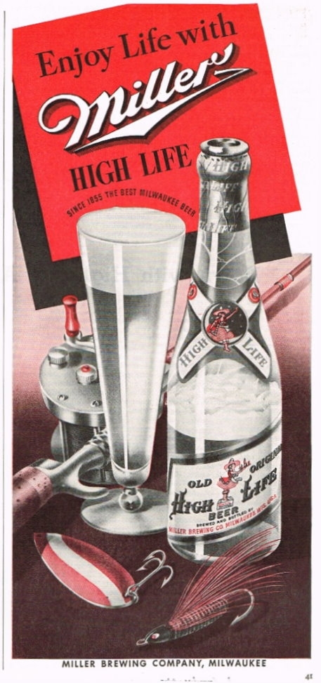 Item #74810 1941 Miller High Life Beer Paper Ad