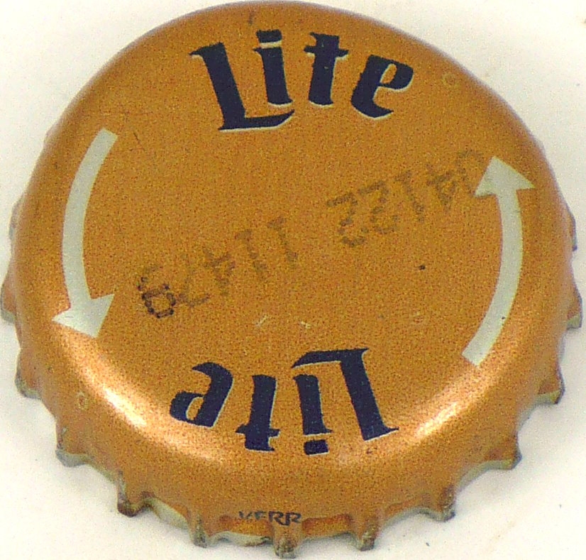 Item #7247 1975 Miller Lite Beer Bottle Cap