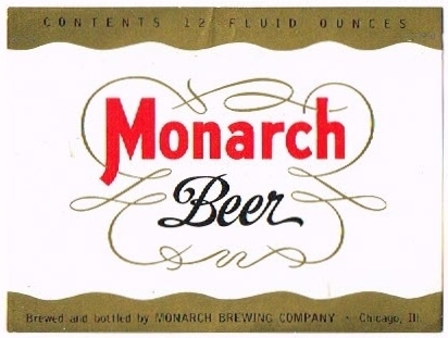 Item #31693 1952 Monarch Beer Label