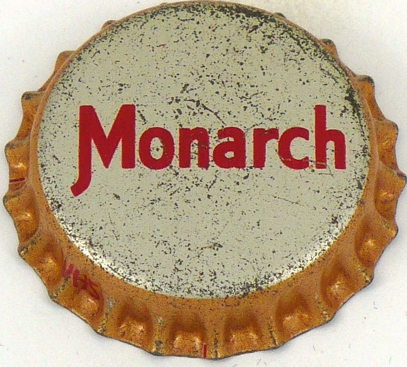 Item #20207 1957 Monarch Beer (WHS) Bottle Cap