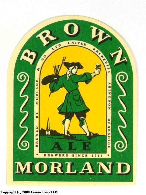 Item #45561 1957 Morland Brown Ale Label