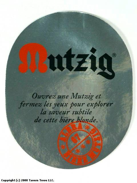 Item #43564 1967 Mutzig Bière Label