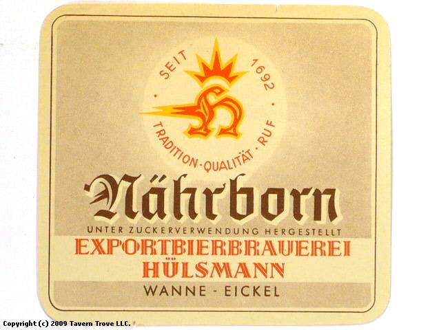 Item #51198 1958 Nährborn Label