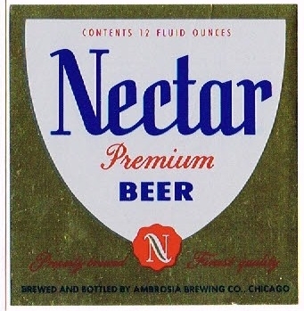 Item #44324 1954 Nectar Premium Beer Label