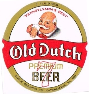 Item #66882 1952 Old Dutch Premium Beer Label