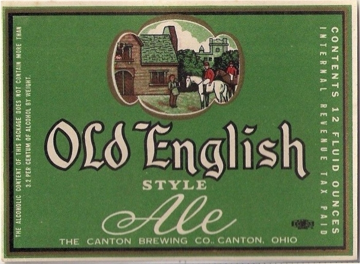 Item 27624 1937 Old English Style Ale Label Oh