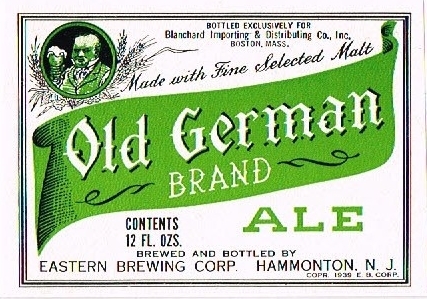 Item #67268 1954 Old German Ale Label
